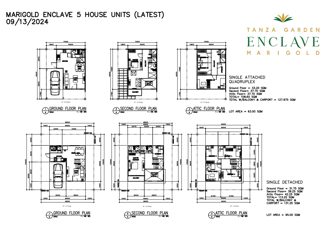 Ricky Ellao | Tanza Garden Enclave | Marigold - Single Attached ...